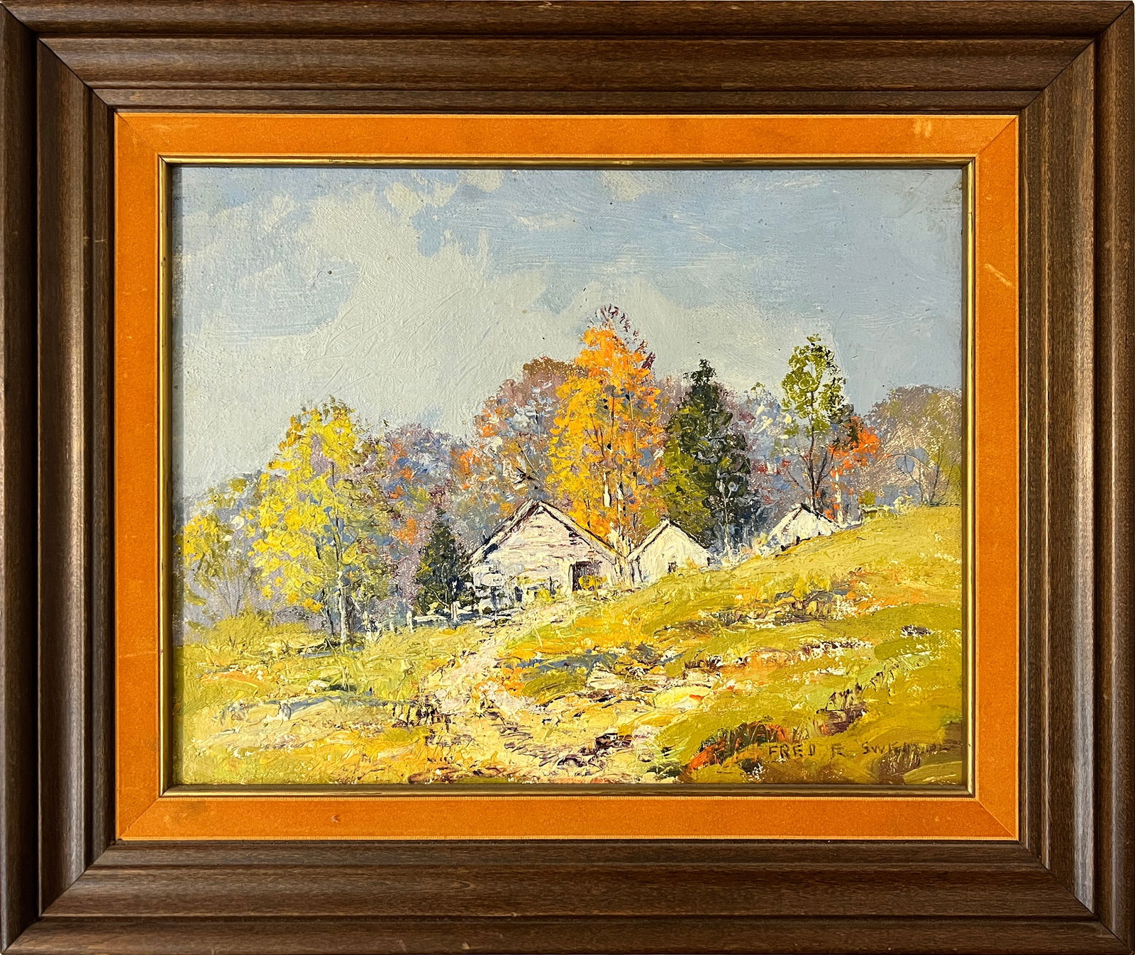Swenson, Fred, Oil On Board, "autumn's Glory"