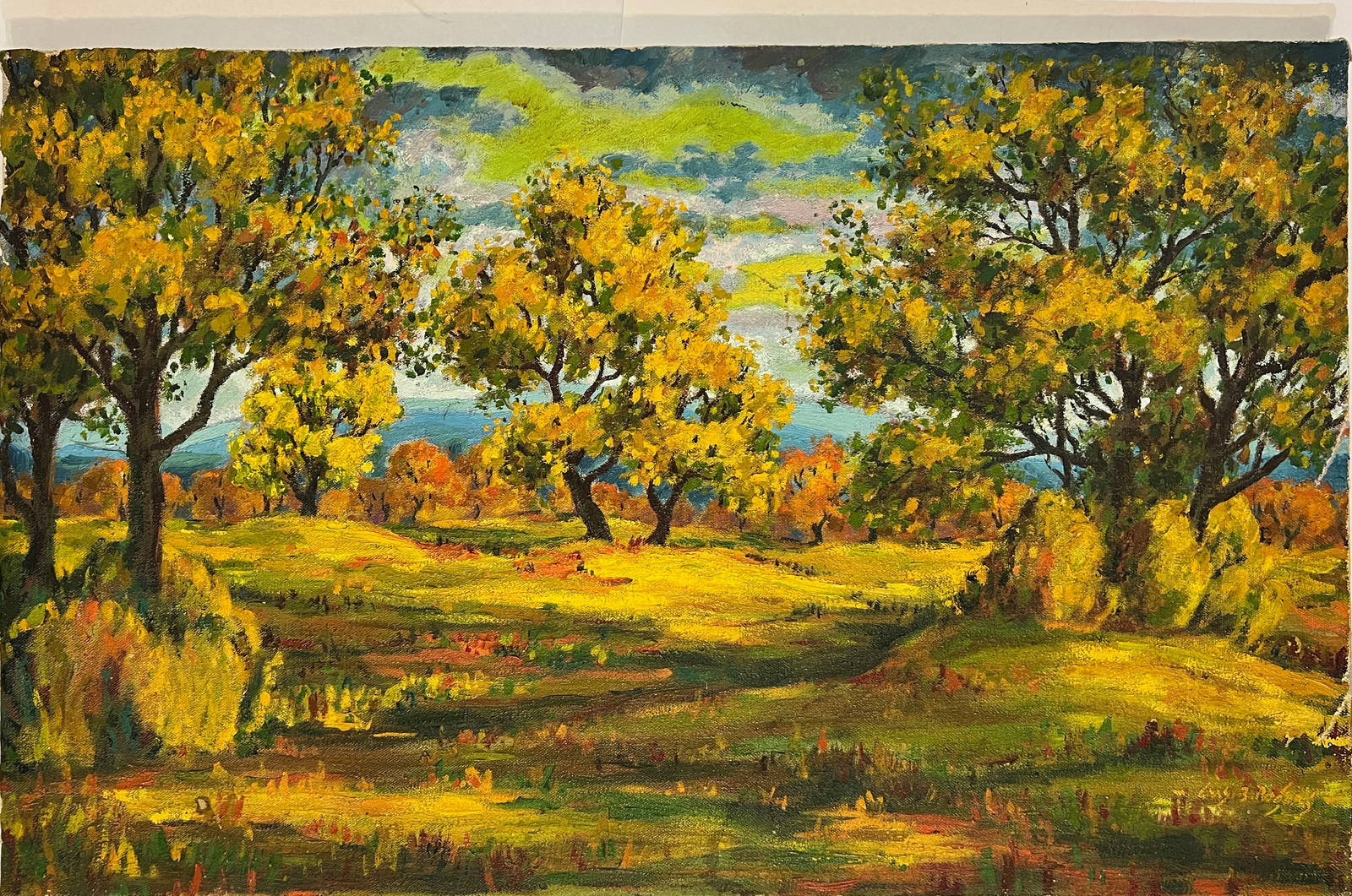 Rogers, Charles (1911-1987) Untitled Fall Landscape, Oil On Canvas Auction
