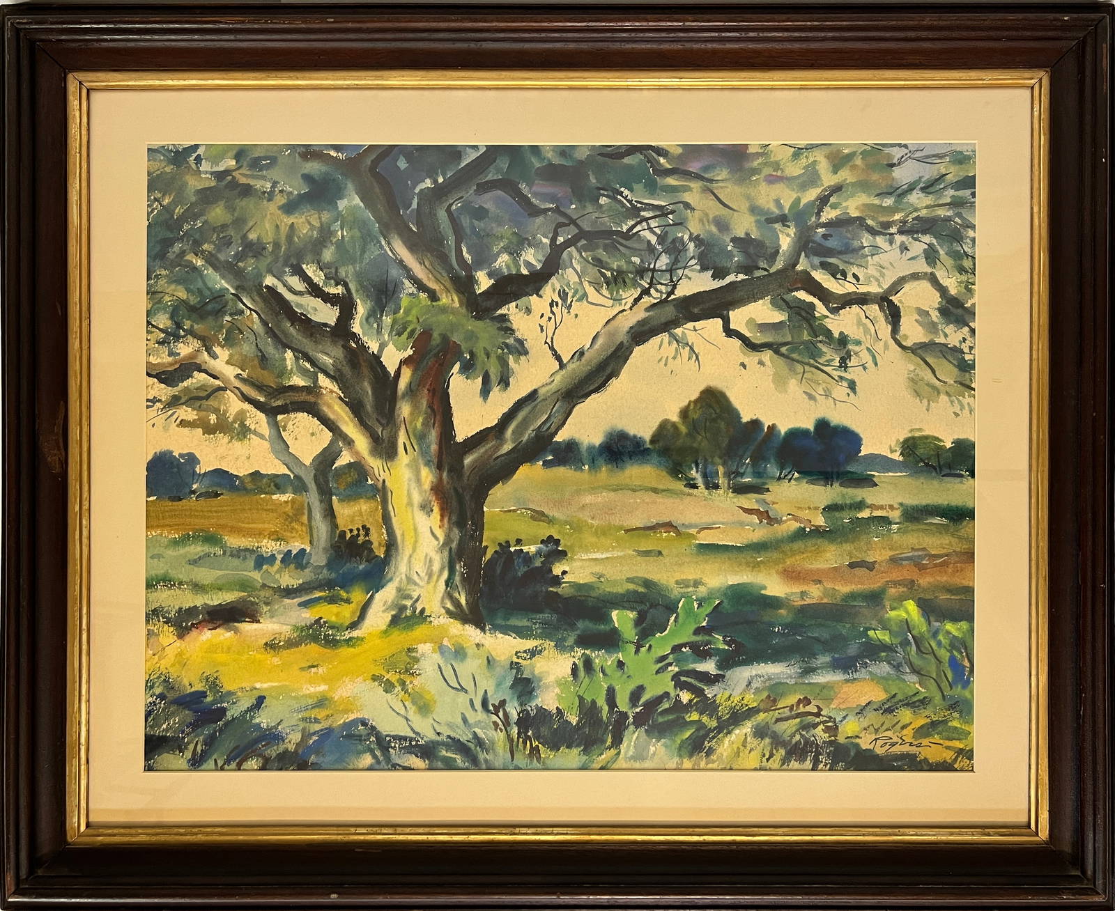 Rogers, Charles (1911-1987) Untitled Oak, Watercolor Auction