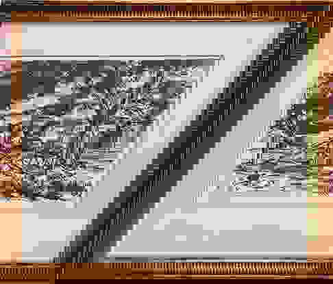 Larson, Signe (1908-1993) "farmyard" Lithograph Auction