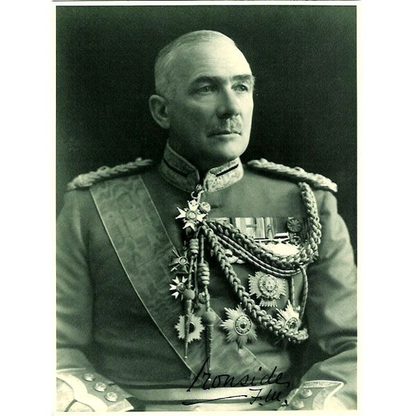 27V: Signed Letter: Lord Ironside to Leon W. Johnson