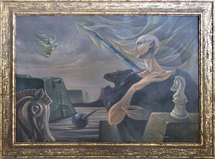 Surrealistic Oil Painting By Duval