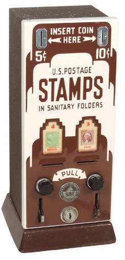 Coin-operated postage stamp machine, Shipman Mfg Co., - May 21, 2017 ...