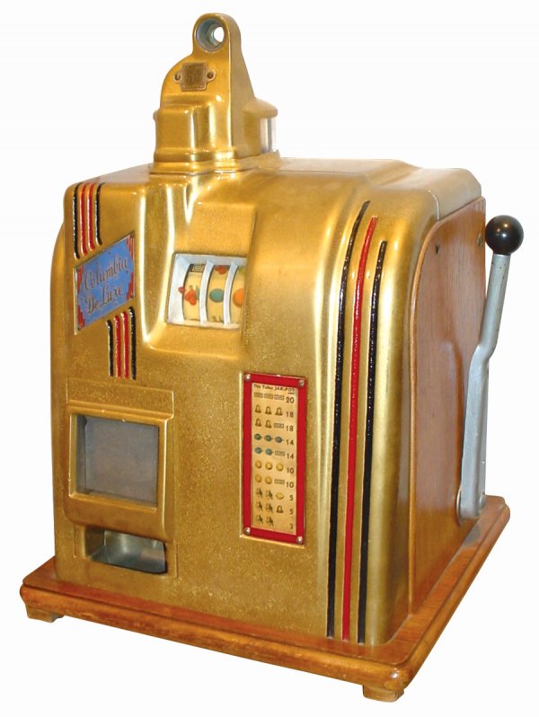 Coin operated slot machine, Columbia Deluxe 5 Cent - Nov 04, 2006 ...