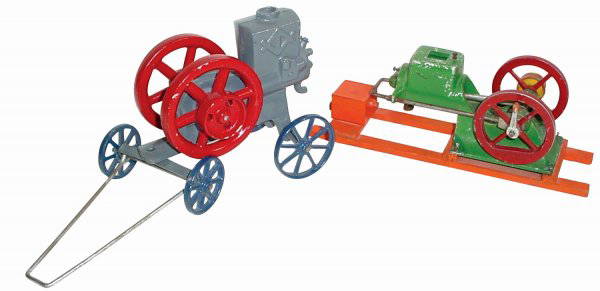 Toy Gasoline Engines (2); One Cast Aluminum W/orig