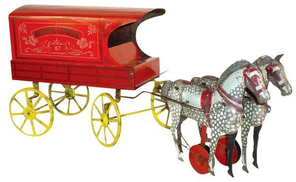 1036: Toy, National Express horse drawn delivery wagon, - Nov 05, 2006 ...