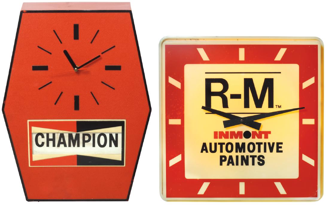 Automotive clocks (2), R-M Inmont Automotive Paints,