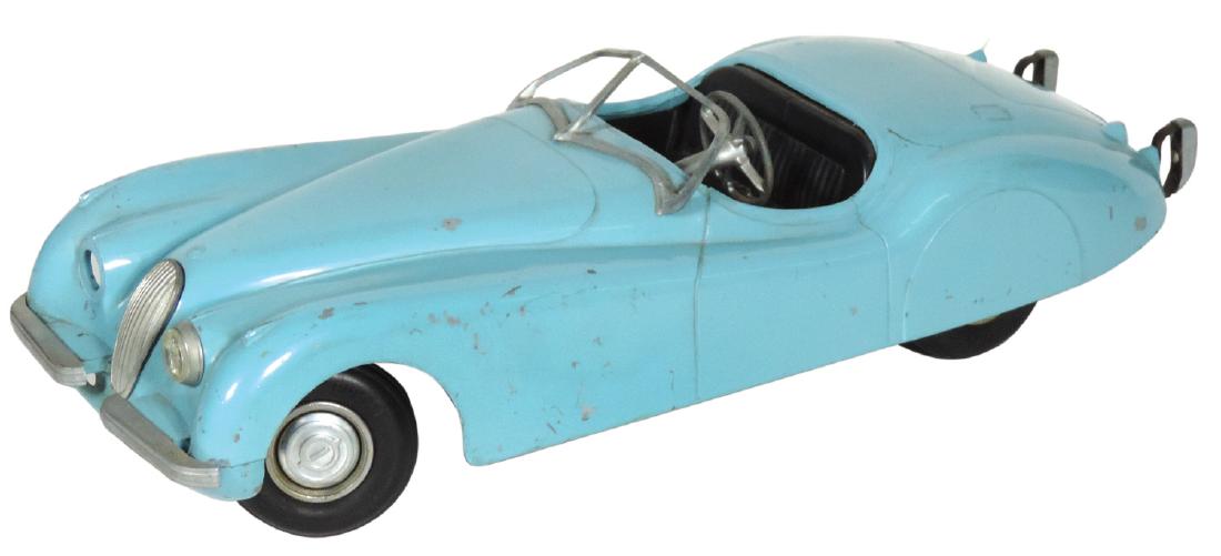 Toy car, Model Toys, 1950's Jaguar, pressed steel