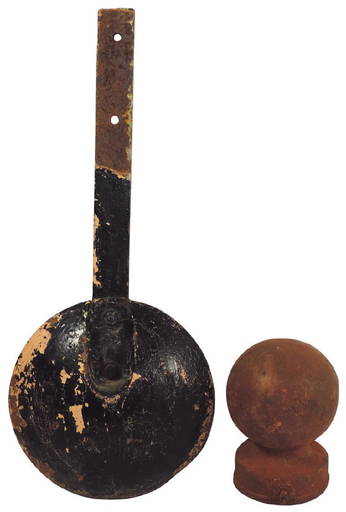 Windmill Counter Balance Weight, Cast Iron Discus Shape