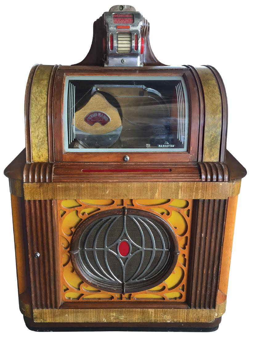 Coin Operated Jukebox, Packard Manhattan, Rare, 24