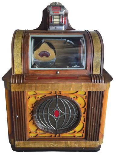 Coin Operated Jukebox, Packard Manhattan, Rare, 24