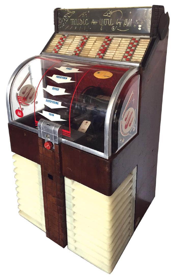 Coin Operated Jukebox, Ami D 80, The Deluxe Model Over