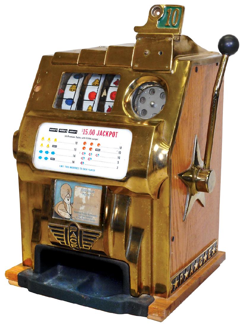 Coin-operated slot machine, Pace "Harrah's" 10 Cent,