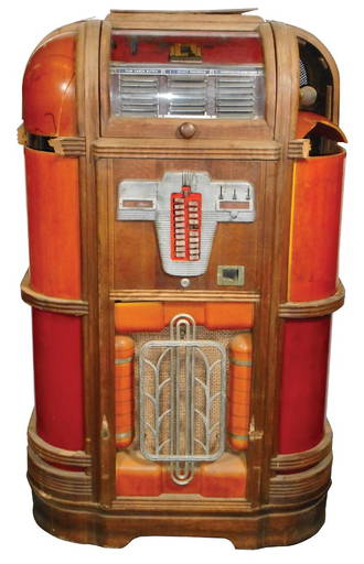 Coin Operated Jukebox, Rockola Standard Luxury Lightup,