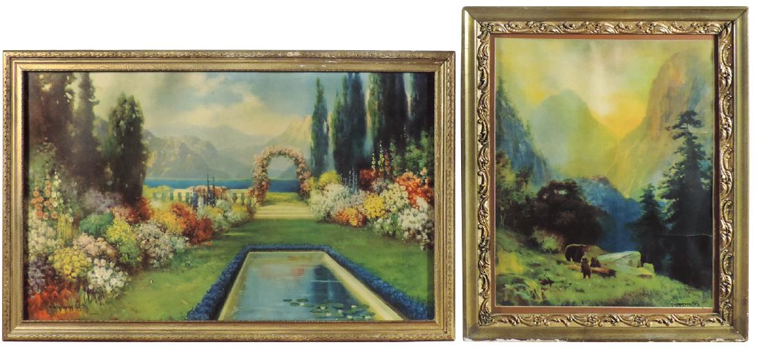 R. Atkinson Fox Prints (2), High In The Mountains, Vg