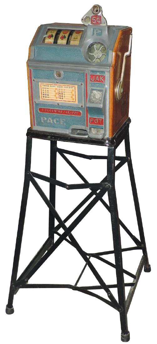 Coin-operated slot machine, Pace Bantam w/Jak pot - May 05, 2018 | Rich ...