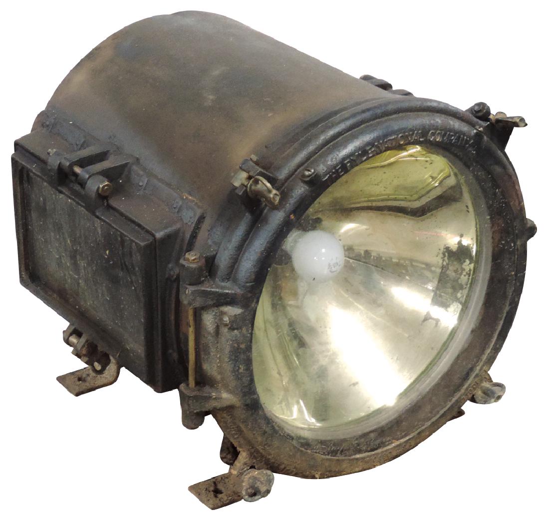 Railroad locomotive headlight, The Pyle National