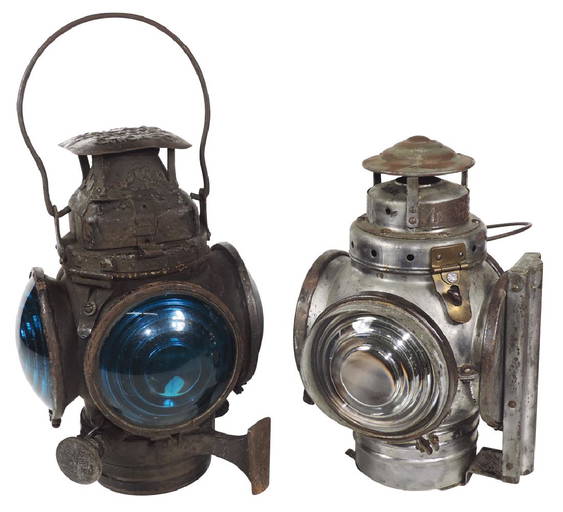 Railroad Switch Lanterns (2), Adlake
