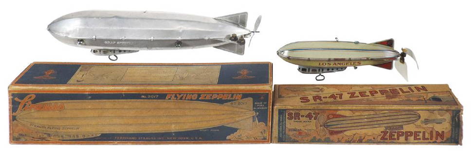 Toy Zeppelins (2), Strauss Sr 47 & Strauss Flying