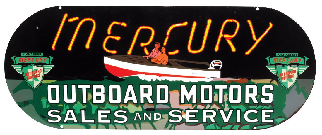 Outboard motor contemporary signs (2), Mercury Outboard