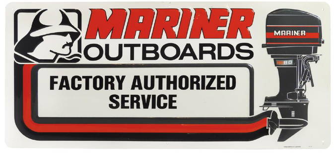 Mercury Outboard Motor Sign