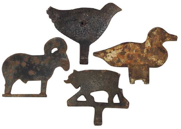 Carnival Targets (4), Ram, Duck, Bull & Chicken