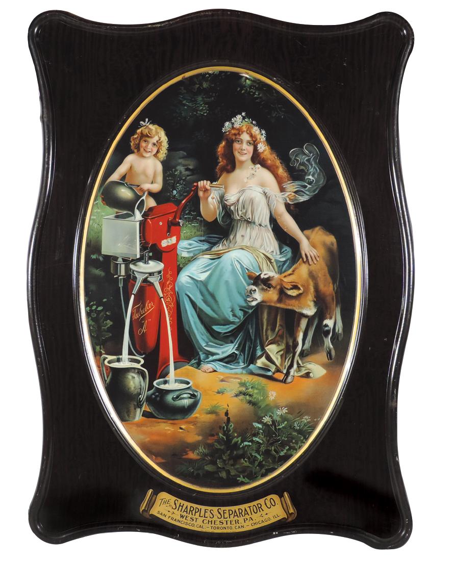 Country store advertising sign, Sharples Separator Co.,