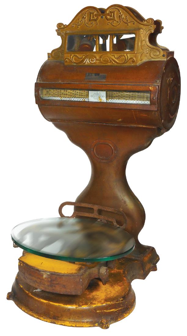 Country store barrel scale, Strubler Computing Scale