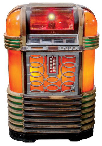Coin Operated Jukebox, Rockola Luxury Lightup, In "as