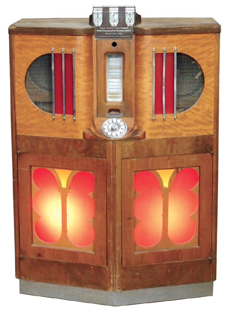 Coin Operated Jukebox, Mills 5 10 25 Cent 12 Selection