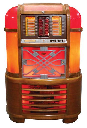 Coin Operated Jukebox, Rockola Master Mas 40, Solid