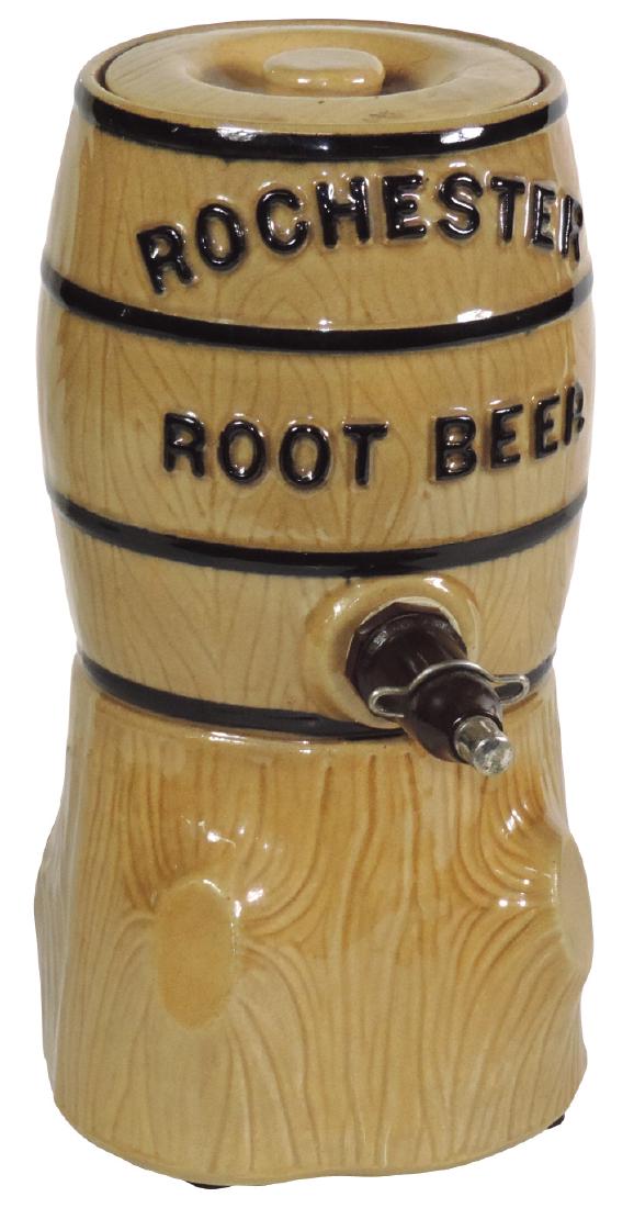 Soda fountain syrup dispenser, Rochester Root Beer,