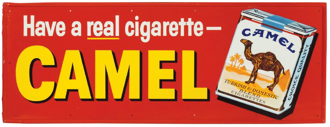 Tobacciana signs (2), Palm Cigars, from De Nobili Cigar
