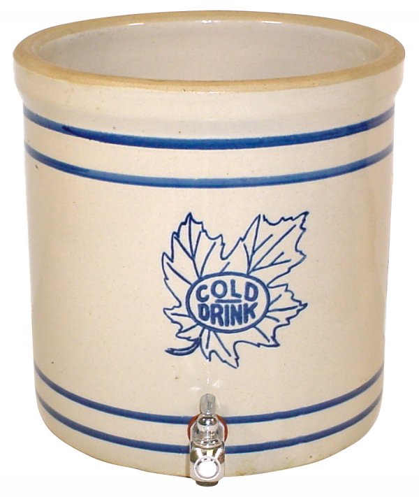 Stoneware, Water Cooler W/spigot, Western "cold Dri