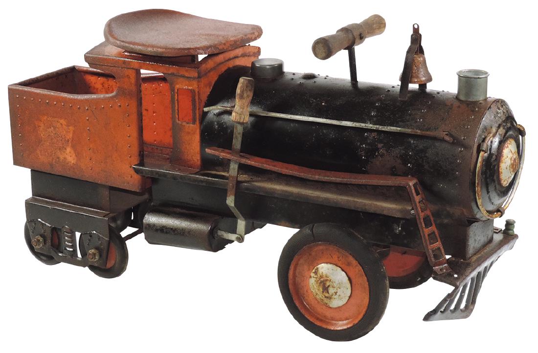 Toy train engine, Keystone Ride-On, pressed steel - Apr 27, 2019 | Rich ...