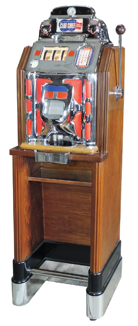 Coin-operated slot machine, Jennings Club Chief - Apr 28, 2019 | Rich ...
