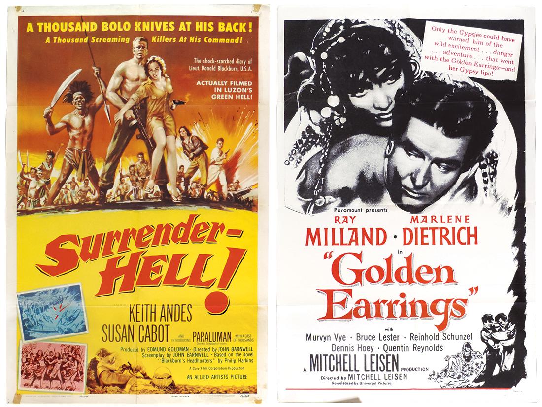 Original movie posters (2), Surrender-Hell!, "The shock