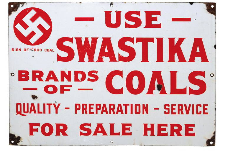Coal Sign, Swastika Coal, "use Brands Of Swastika