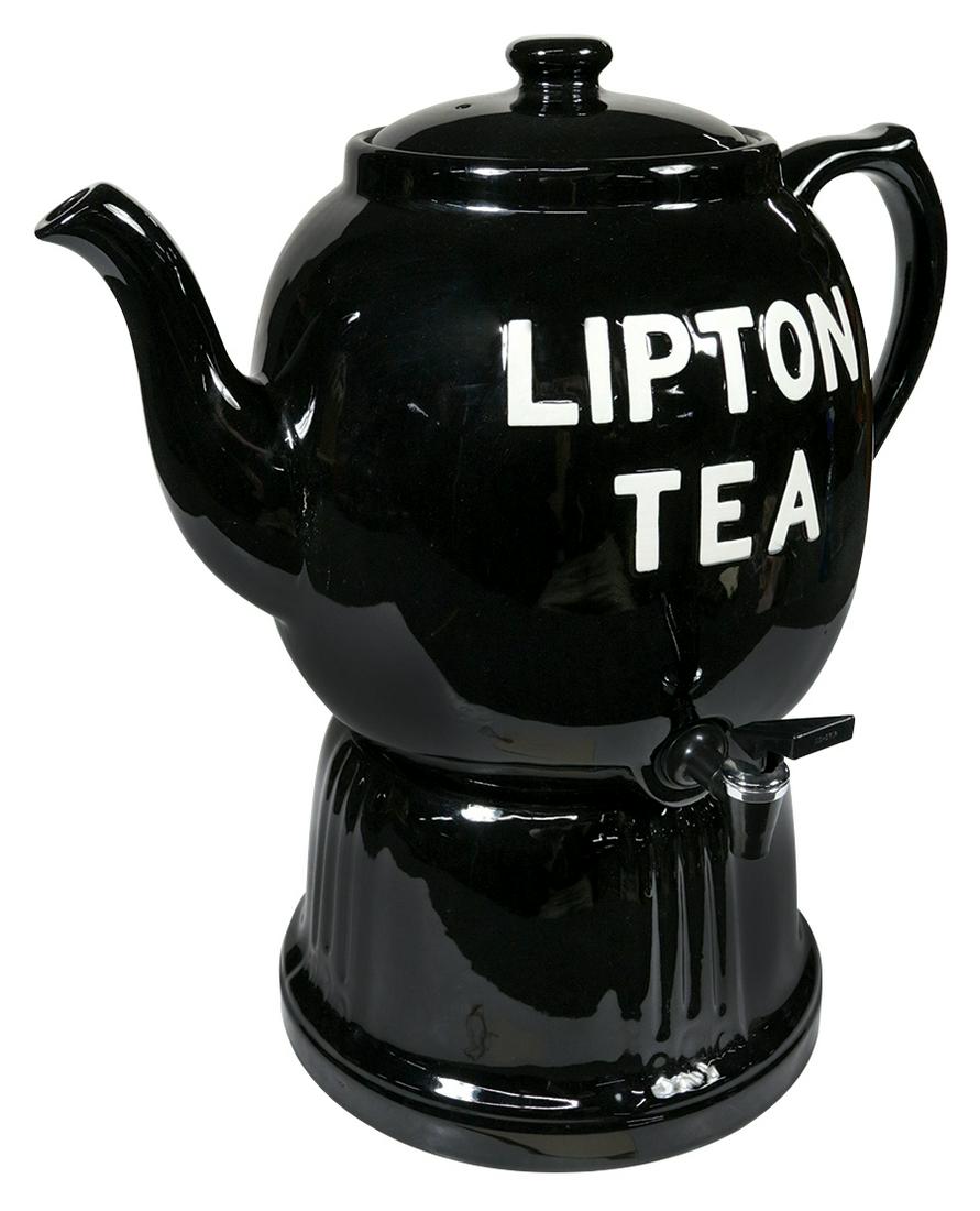 Soda fountain Lipton Tea dispenser, figural teapot - Nov 01, 2019 ...