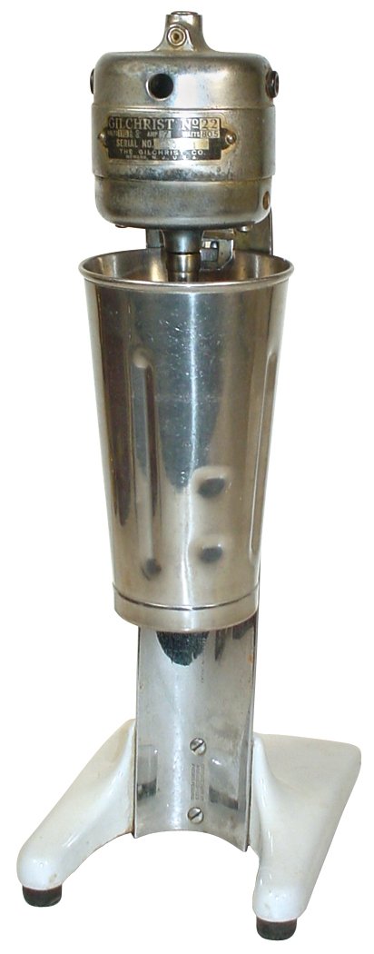 0795: Malted milk machine, Gilchrist, Model 22, white p - May 04, 2008 ...