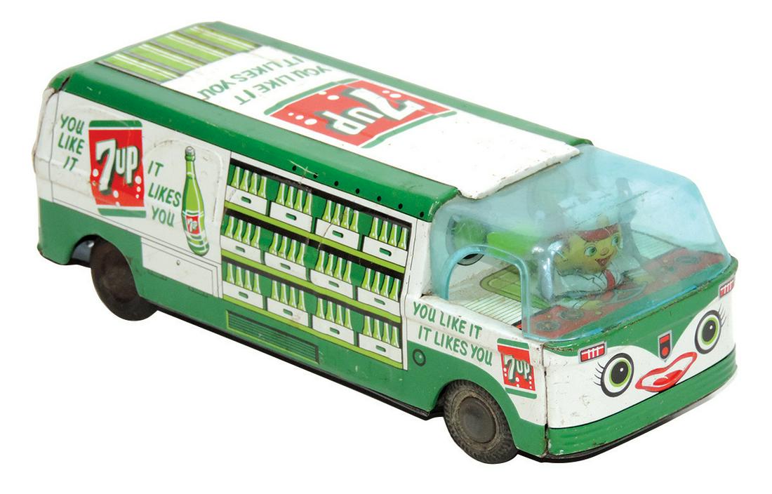 Toy Japanese 7up delivery truck, litho on tin friction - Jul 24, 2020 ...