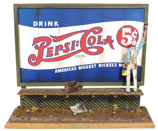 Pepsi Cola Miniature Billboard By Michael Garmin,