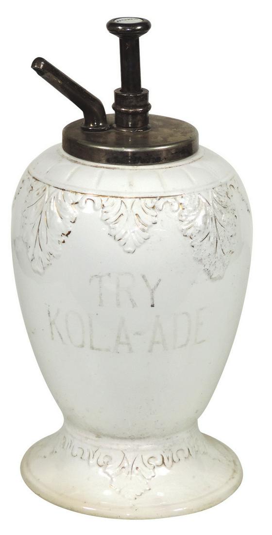 Soda Fountain Syrup Dispenser, "Try Kola-Ade", ceramic - Jul 25, 2020 ...