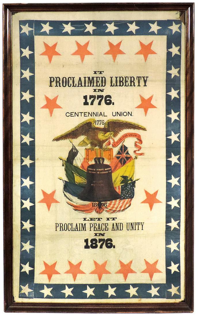 Patriotic Centennial Union Poster 1776-1876, Rare, - Jul 26, 2020 ...