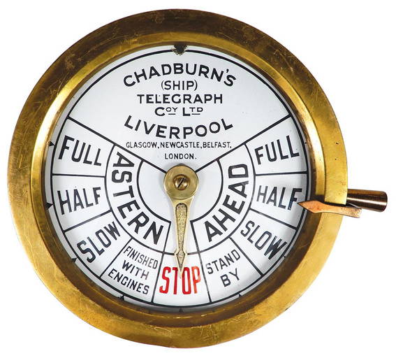 Maritime, Ship's Engine Telegraph, Chadburn's,