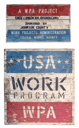 Usa Work Program & Wpa Project Johnson Co. Primi