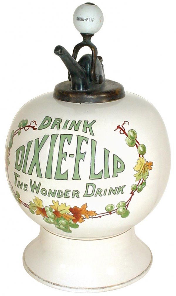 0968: Syrup dispenser, "Drink Dixie-Flip The Wonder Dri