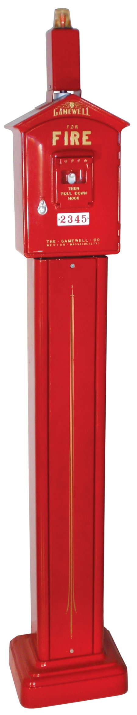 0858: Gamewell Fire call box, Model 431105 w/cast iron