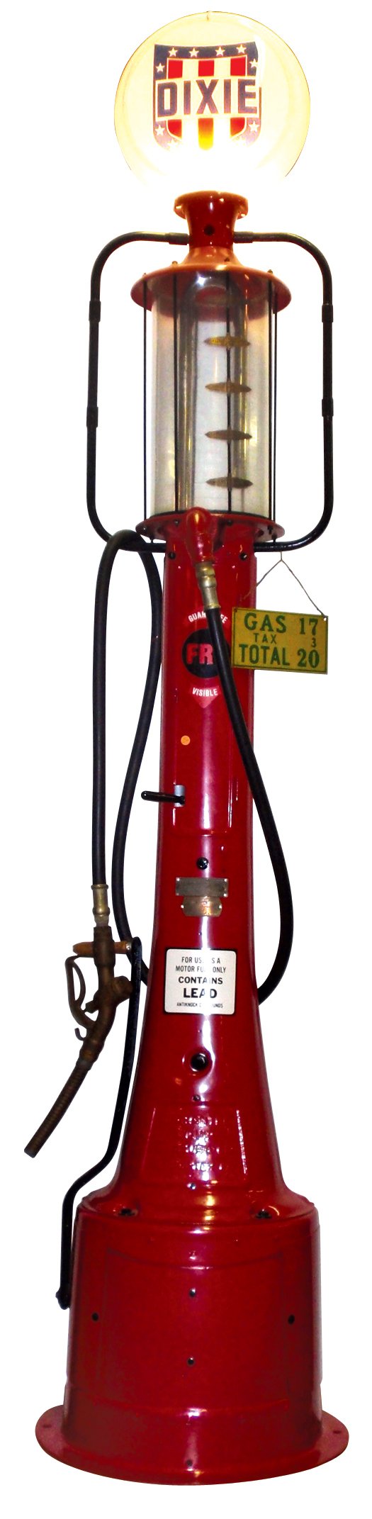 0889: Gasoline pump, Guarantee Fry 5 gal gravity fed pu