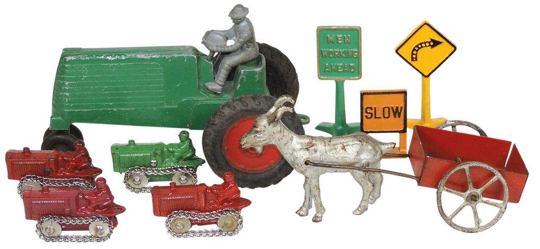 Toys (9), Slik-Toys Oliver tractor w/driver, (4) 3" - May 14, 2021 ...